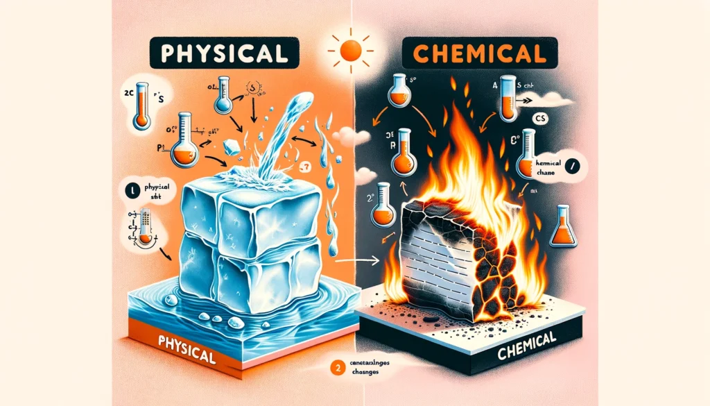 Cambios físicos y químicos de la materia – Eduflix